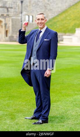 Stephen Parry with their MBE (Member of the Order of the British Empire ...
