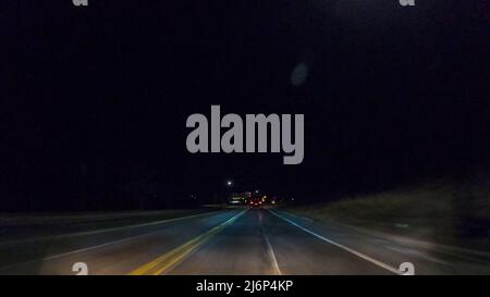 Driving on typical paved roads in suburban America Stock Photo - Alamy