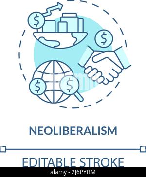 Neoliberalism concept icon Stock Vector Image & Art - Alamy