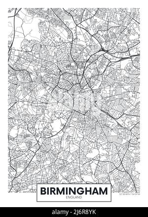 Birmingham UK map location - city marked in United Kingdom (UK map ...