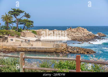 Lovers Point Beach, Pacific Grove, CA Stock Photo - Alamy