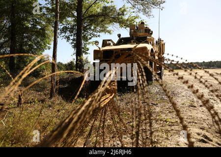 The 3rd Division Sustainment Brigade Soldiers salute he flag on ...