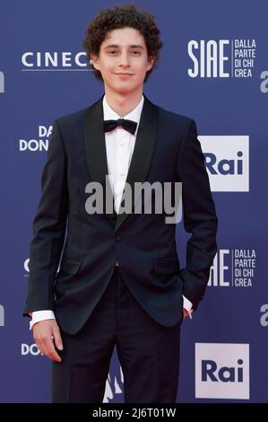 Filippo Scotti attends the 67th David Di Donatello red carpet at ...