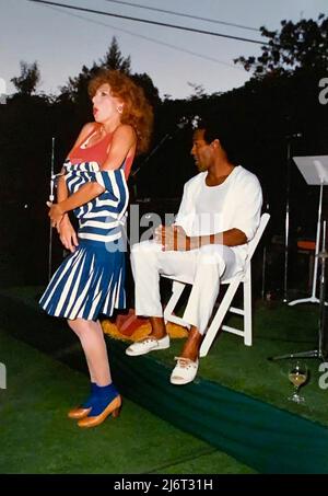 O.J. Simpson’s 40th birthday party at his home at 360 North Rockingham ...