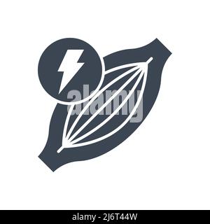 Muscle pain related vector icon. Muscle with lightning. Muscle pain ...