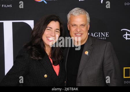 Sandra Ripert and Eric Ripert attend the "We Feed People' screening at ...