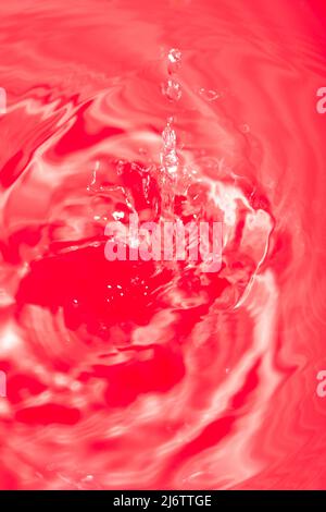 Red abstract chaotic backgroud with seamless pattern. Red liquid ...