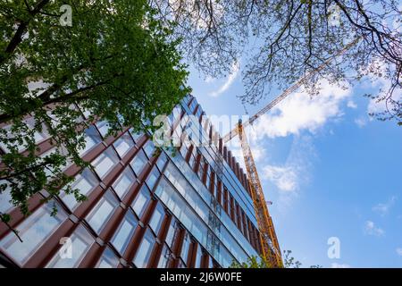 Construction site of the Eclipse office building by the architects ...