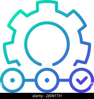 Supplier flat icon. Simple sign from procurement process collection. Creative Supplier icon ...