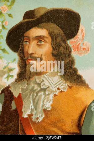 CHARLES I OF ENGLAND (1600-1649) Detail of the 1629 oil on canvas ...