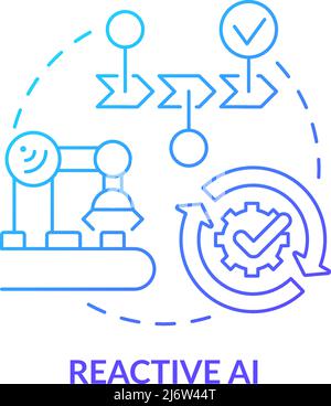Reactive AI concept icon Stock Vector Image & Art - Alamy