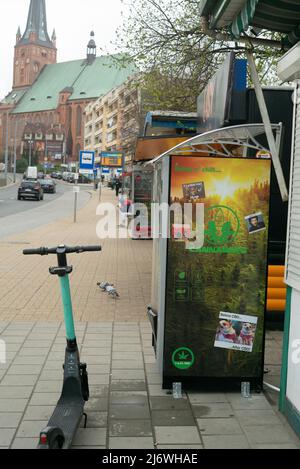 Szczecin, Poland a CBD vending machine Stock Photo - Alamy