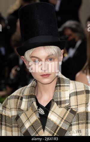 Emma Corrin attends The 2022 Met Gala Celebrating "In America: An ...