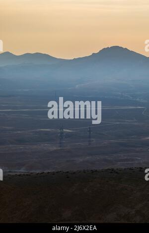 Sunset in the mountains. Nice soft light Stock Photo - Alamy