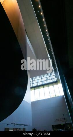 Grand Staircase, view from concourse level, National Museum of African ...