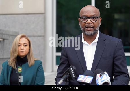 Reporters were given a tour of the third floor at the St. Louis Justice ...
