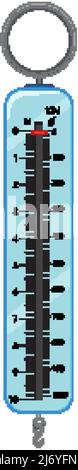 A newton meter on white background illustration Stock Vector Image ...