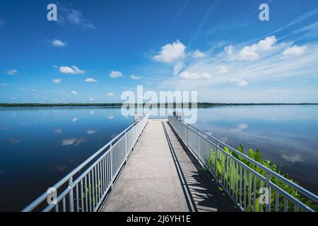 Lake Jesup in Winter Springs in Seminole County, Florida Stock Photo ...