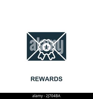 Rewards icon. Line simple Crowdfunding icon for templates, web design ...