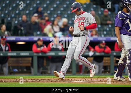 May 4 2022: Washington catcher Riley Adams (15) in action during the ...