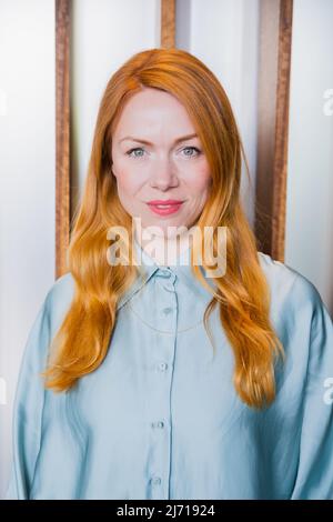 05 May 2022, Berlin: Esther Roling, actress, participates in the Green ...