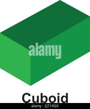 Black cuboid. Vector illustration Stock Vector Image & Art - Alamy