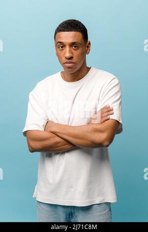 Photo of young unhappy afro american angry woman bad mood negative ...