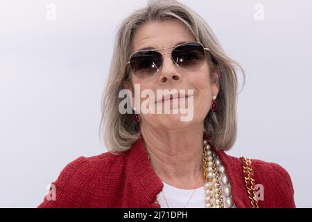 HRH Princess Caroline of Hanover poses before the runway of Chanel ...