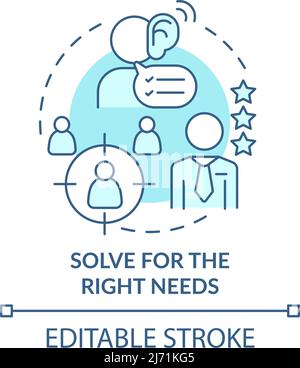 Understand business needs concept icon Stock Vector Image & Art - Alamy