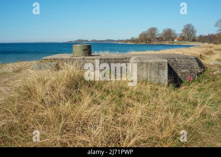 Concrete bunker in a more than 500 km long defensive line with 1063 ...