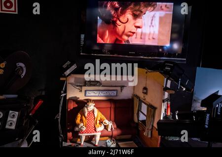 Exhibit at the Museu da Marioneta (Puppet Museum), Lisbon, Portugal ...