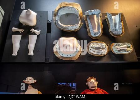 Exhibit at the Museu da Marioneta (Puppet Museum), Lisbon, Portugal ...