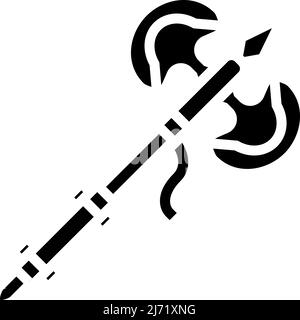 ax weapon glyph icon vector illustration Stock Vector Image & Art - Alamy