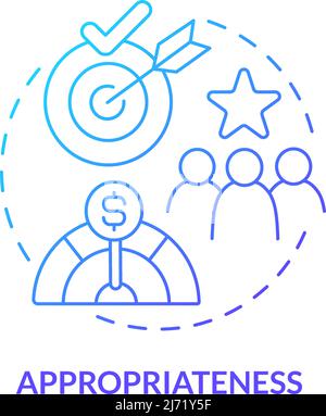 Appropriateness concept icon Stock Vector Image & Art - Alamy