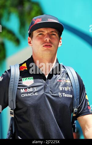MIAMI, FLORIDA - MAY 05: Max Verstappen, Red Bull Racing RB19 during ...