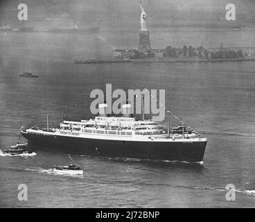 SS United States, luxury ocean liner Stock Photo - Alamy