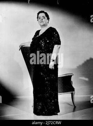 Portrait of American author and gossip columnist Elsa Maxwell painted ...