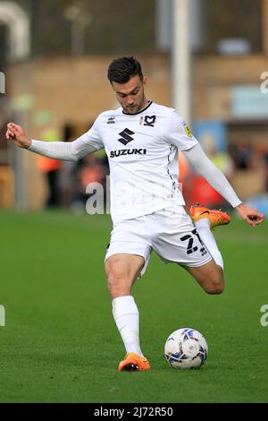 Milton Keynes Dons Daniel Harvie during the second half of the Sky Bet ...