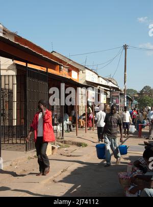 Street scene, Limbe, Malawi - Limbe and Blantyre form a conurbation and ...