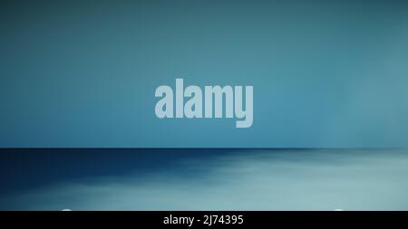 Blank colorful wall background and hard falling shadow. 3D rendering ...
