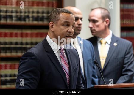 US Attorney Breon Peace speaks during press conference at US Attorney ...