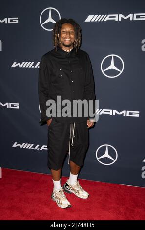 MIAMI, FLORIDA - MAY 05: Prince Nasir Dean attends the WILL.I.AMG Event ...
