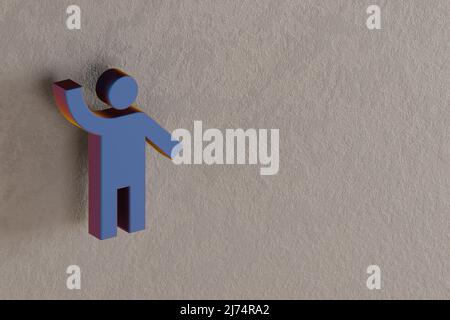 Beautiful abstract illustrations Emoji People symbol icon on a dark ...