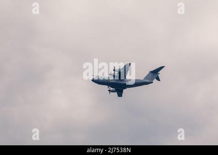 Calvi, Corsica, France - 4th May 2022. A French Air Force Airbus 400, F ...