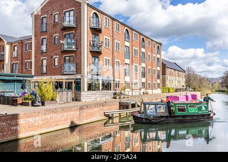 Modern waterside properties and Kitch Coffee & Wine Bar beside the ...