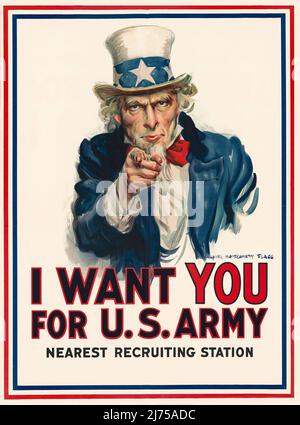 World War I, American, recruitment, poster, soldier, rifle, Polish ...