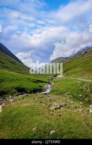 Mountain stream in the Austrian Alps Bad Hofgastein Schlossalm Salzburg ...