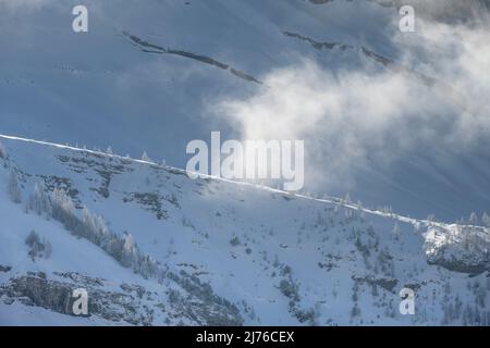 Switzerland - Bern - Kandersteg. Winter landscape Stock Photo - Alamy