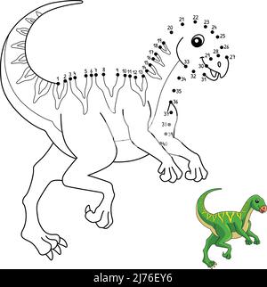 Qantassaurus Coloring Page for Kids Stock Vector Image & Art - Alamy