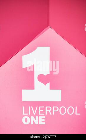 Liverpool ONE sign Stock Photo - Alamy